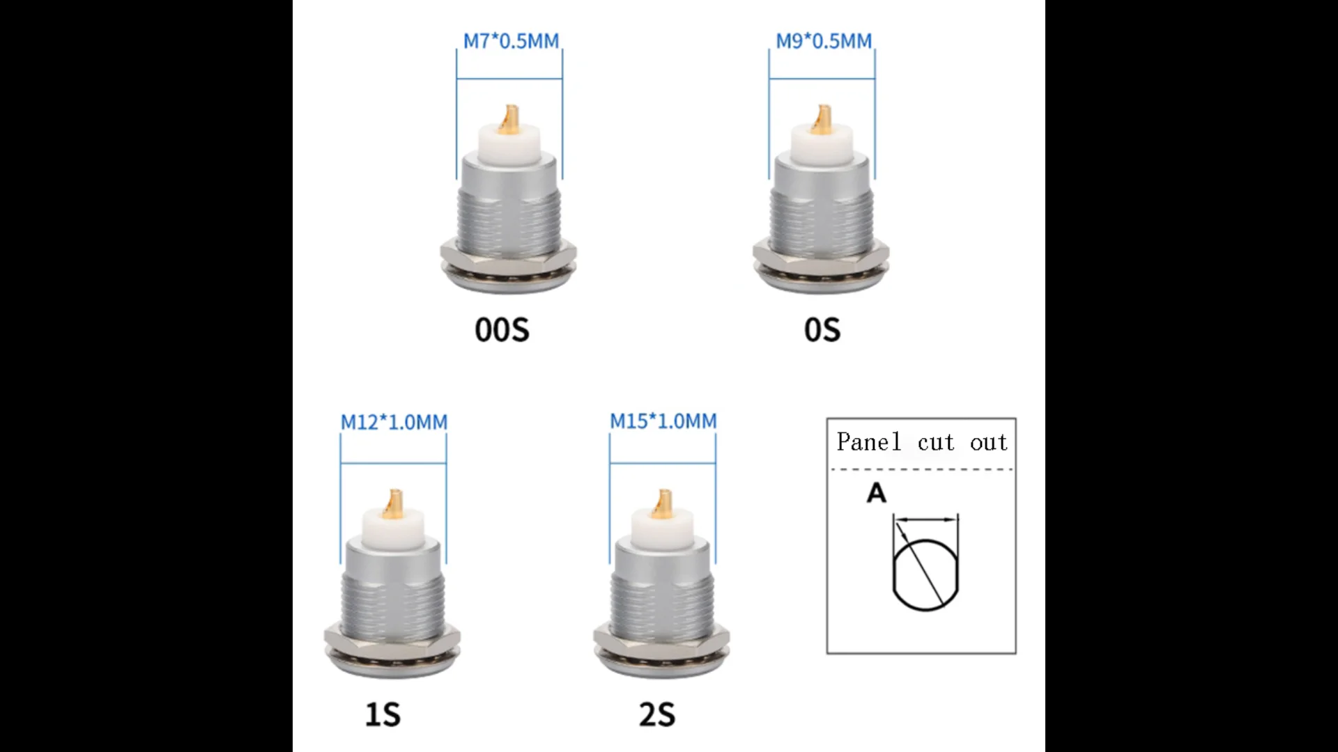 Compatible Ffa Era 00s 0s 1s 2s 3s Unipole Coaxial 250 275 Stepped Inserts Contact 2 3 4 5 6 8 9 ...