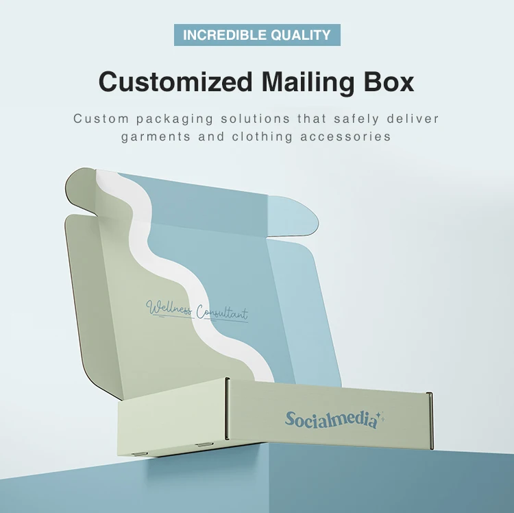 Luxury Custom Cardboard Gift Mailing Mailer Shipping Box