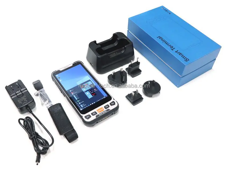 High Performance Mobile Pda Windows 10 4g+64g Gps Nfc 2d Barcode ...