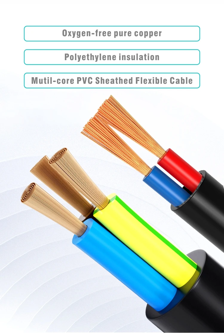 Pvc Insulation Sheathed Rvvb Flat Electrical Wire Cable - Buy Cable ...