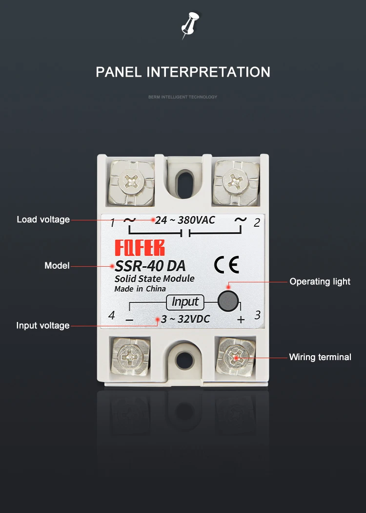 FQFER SSR 40DA - Reliable Solid State Relay for Industrial Control