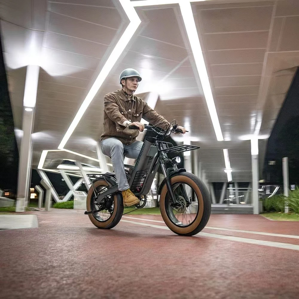 Coswheel M20 E-bike Commuter Ebike 48v 1000w Emtb Retro E-bike Electric Cycle Road Dirt Fat Tire ...