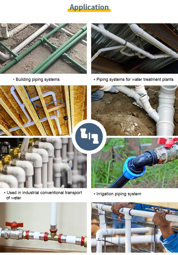 DN100 OFEEYA Plastic Tubular Pipe Joints and Fittings Junction DWV PLN ...
