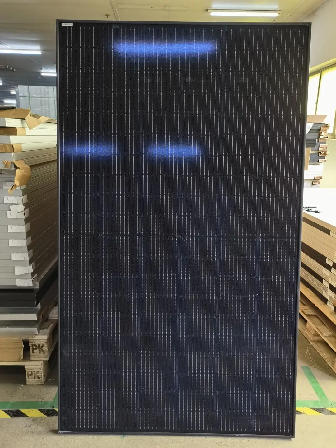 All Black Solar Module Monocrystalline 530w 540w 550w Full Black Solar ...