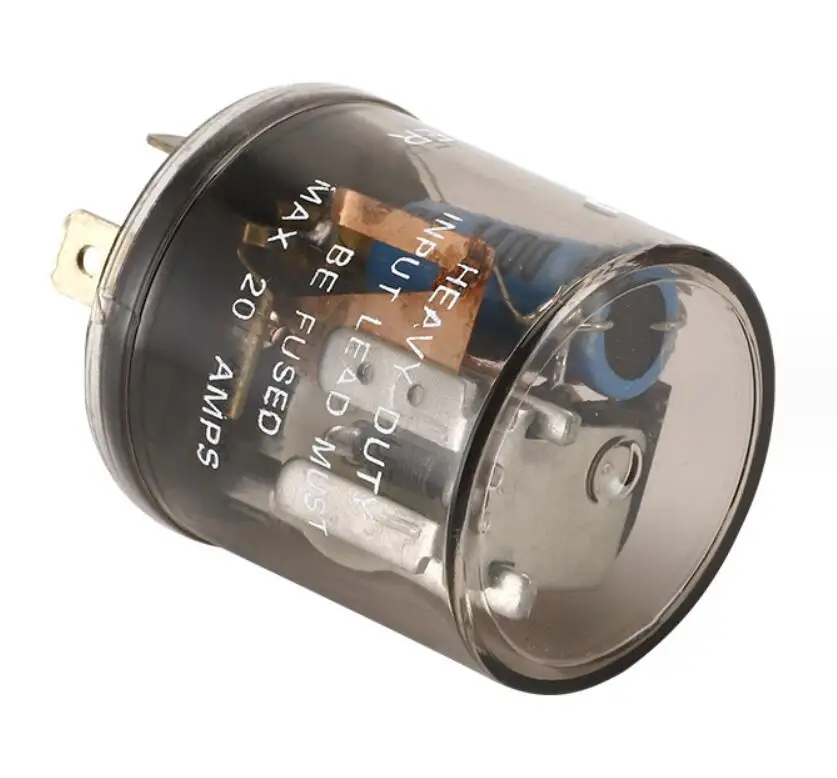 Automotive 12v Round Flasher Relays 2 Pin Led Turn Signal Light ...