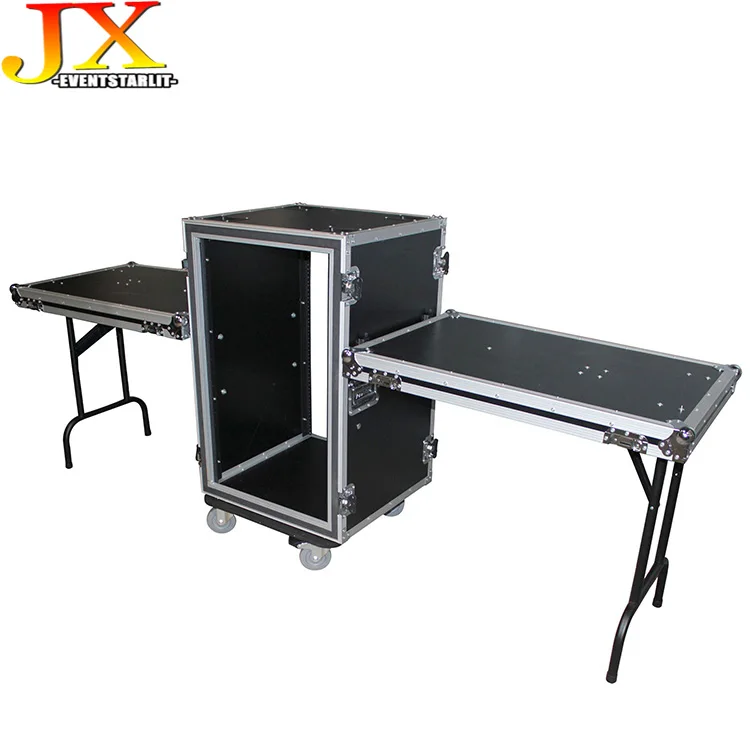 Durable 3U Microphone Amplifier Rack Flight Case - 18" Wide