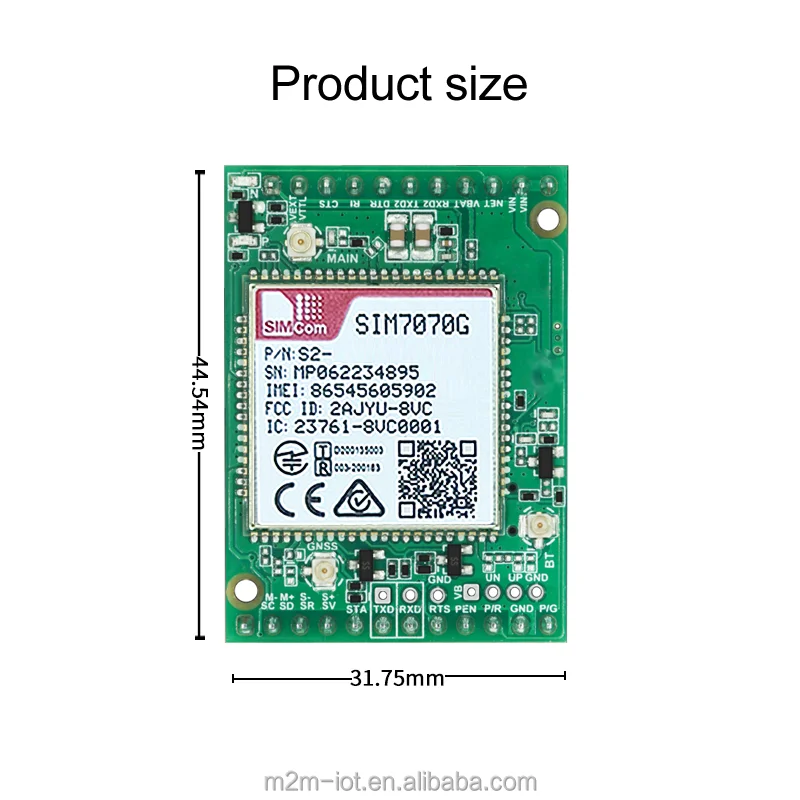 SIMCOM SIM7070G Core Board - Ideal for M2M Iot Applications