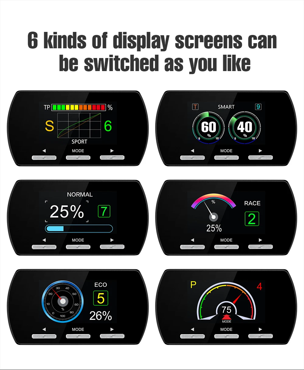 TFT LCD Screen New Style HUD 2.6 Inch Head up Display P10
