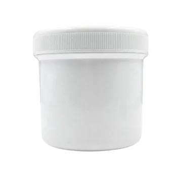 Pet White Round Plastic Container 500g Reusable Detergent Powder Jar ...
