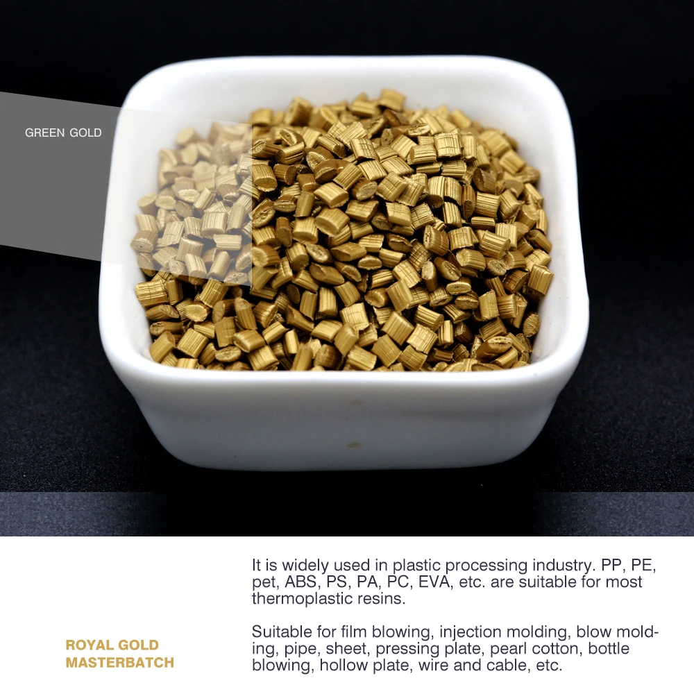 Silver Gold Masterbatch - Quality and Innovation for PP/PE/ABS/EVA