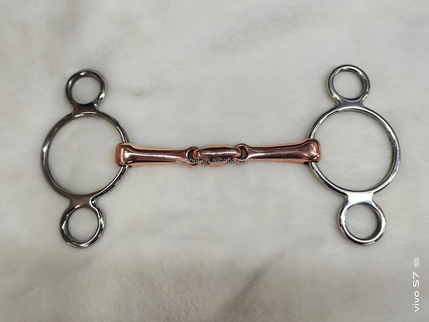 Horshi Half Cheek Mullen Snaffle Horse Bit Half Spoon Snaffle Bit With ...