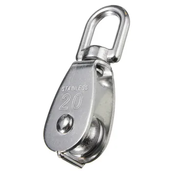 Wire Rope Swivel Pulley M25 Ss304 Ss316 Single Wheel Swivel Small Rope ...