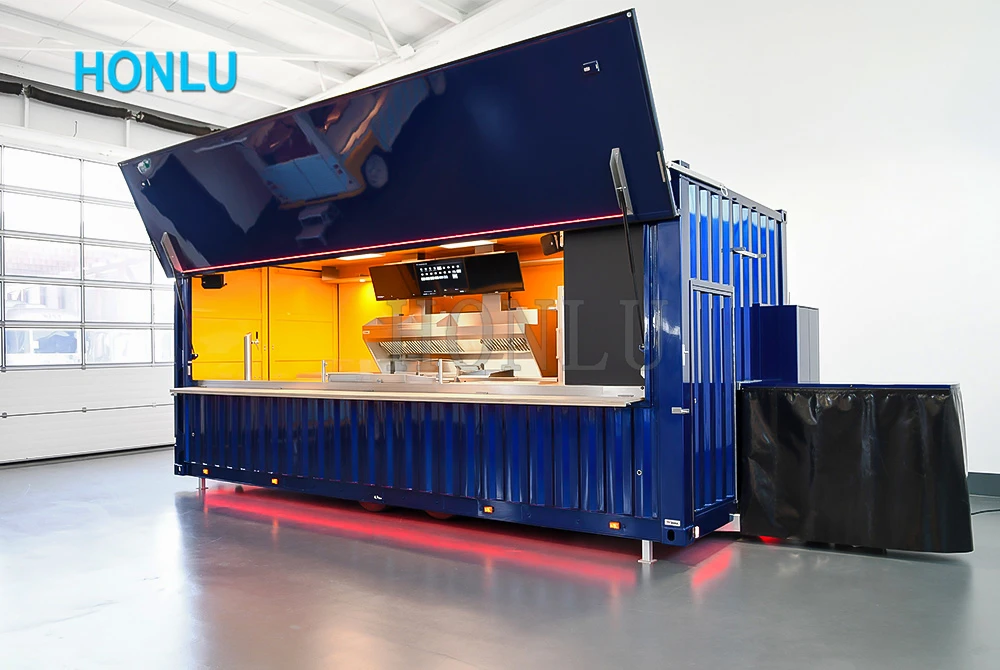 Modular Kitchen Containers Shipping Container Restaurant Fast Food ...