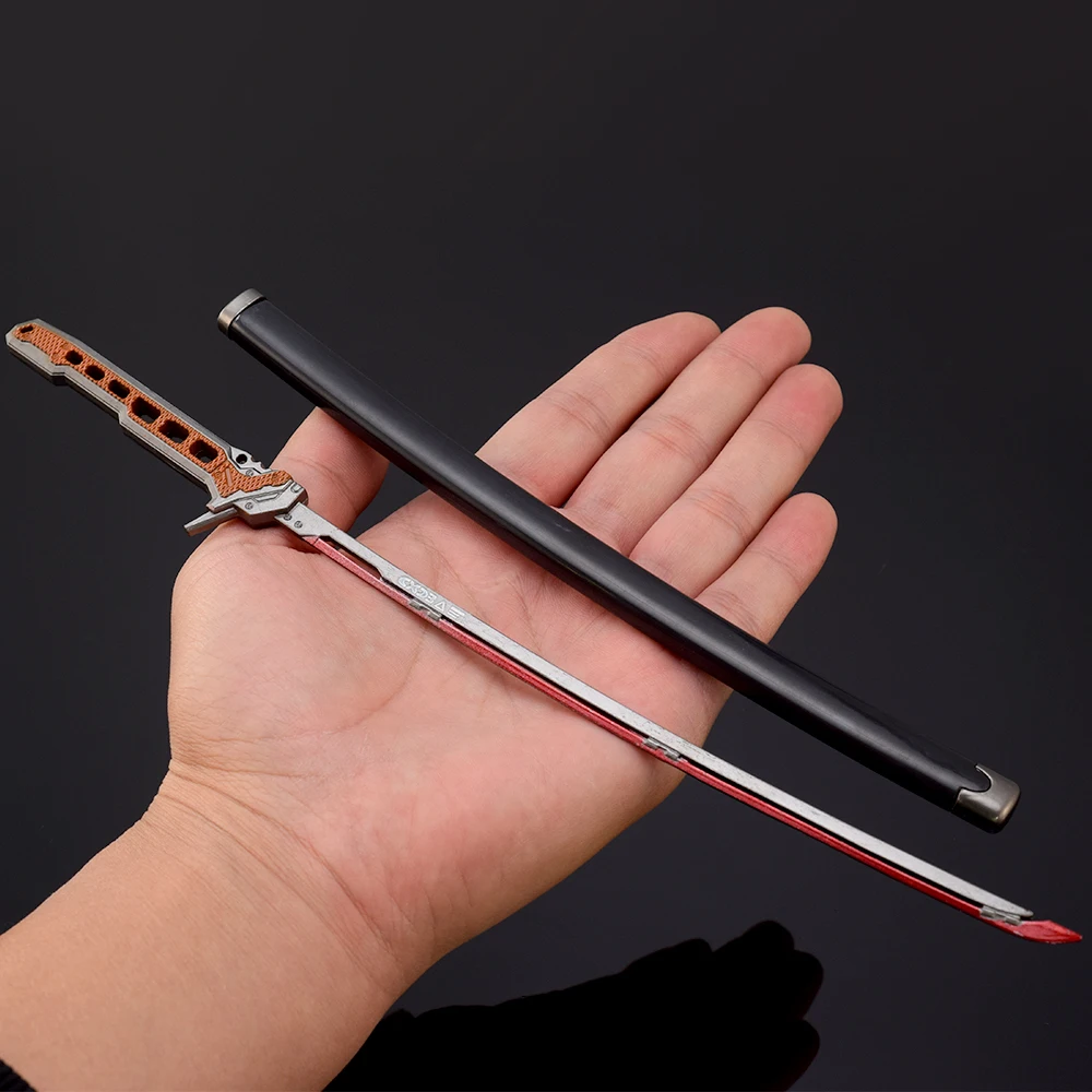 Cyberpunk 2077 Game Weapon Model Katana Weapon Model 26cm Toy Zinc ...