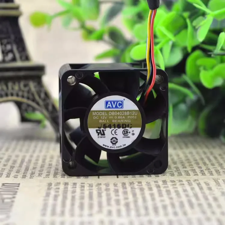 Original Axial Flow Fan Db04028b12u 4028 12v 0.66a 4cm 4-wire Pwm ...
