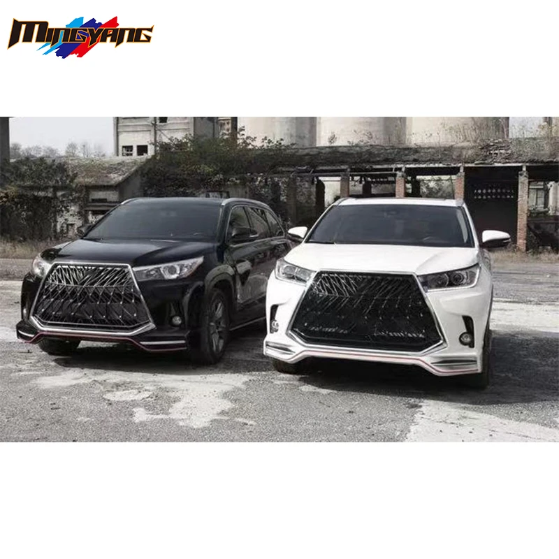 Toyota Highlander Body Kit Bumper 2015-2018 for Retrofit Upgrade ...