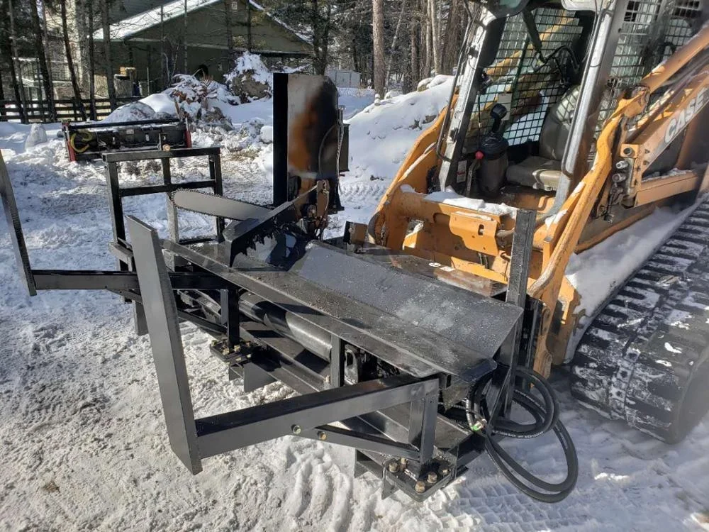 YHT New Design 30 Ton Skid Steer Firewood Processor - Efficient Timber ...
