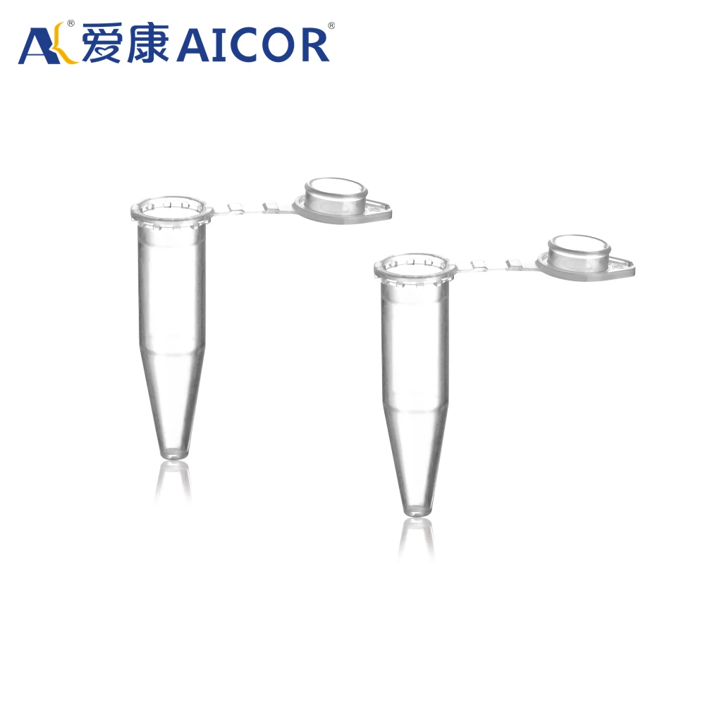 Plastic Conical Bottom Clear Microcentrifuge Tube 1.5ml With Snap Cap ...