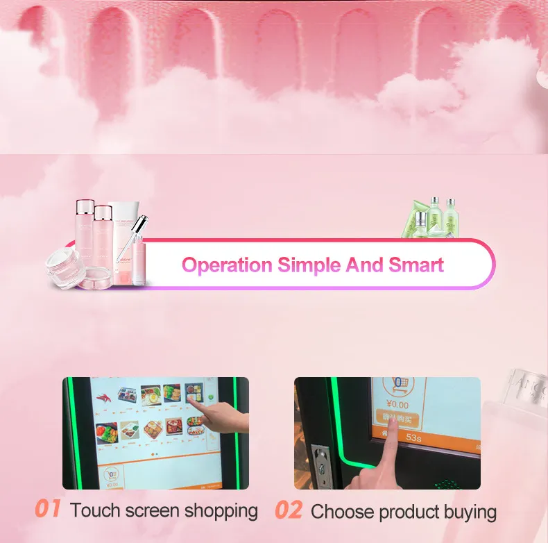 Automatic Cosmetics Vending Machine - Touch Screen Makeup