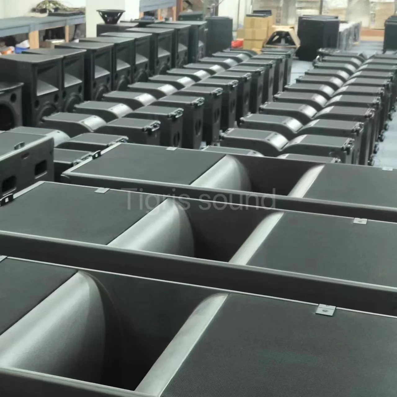 K208 Dual 8 Inch Line Array Active Speaker Passive Pa System Sound ...