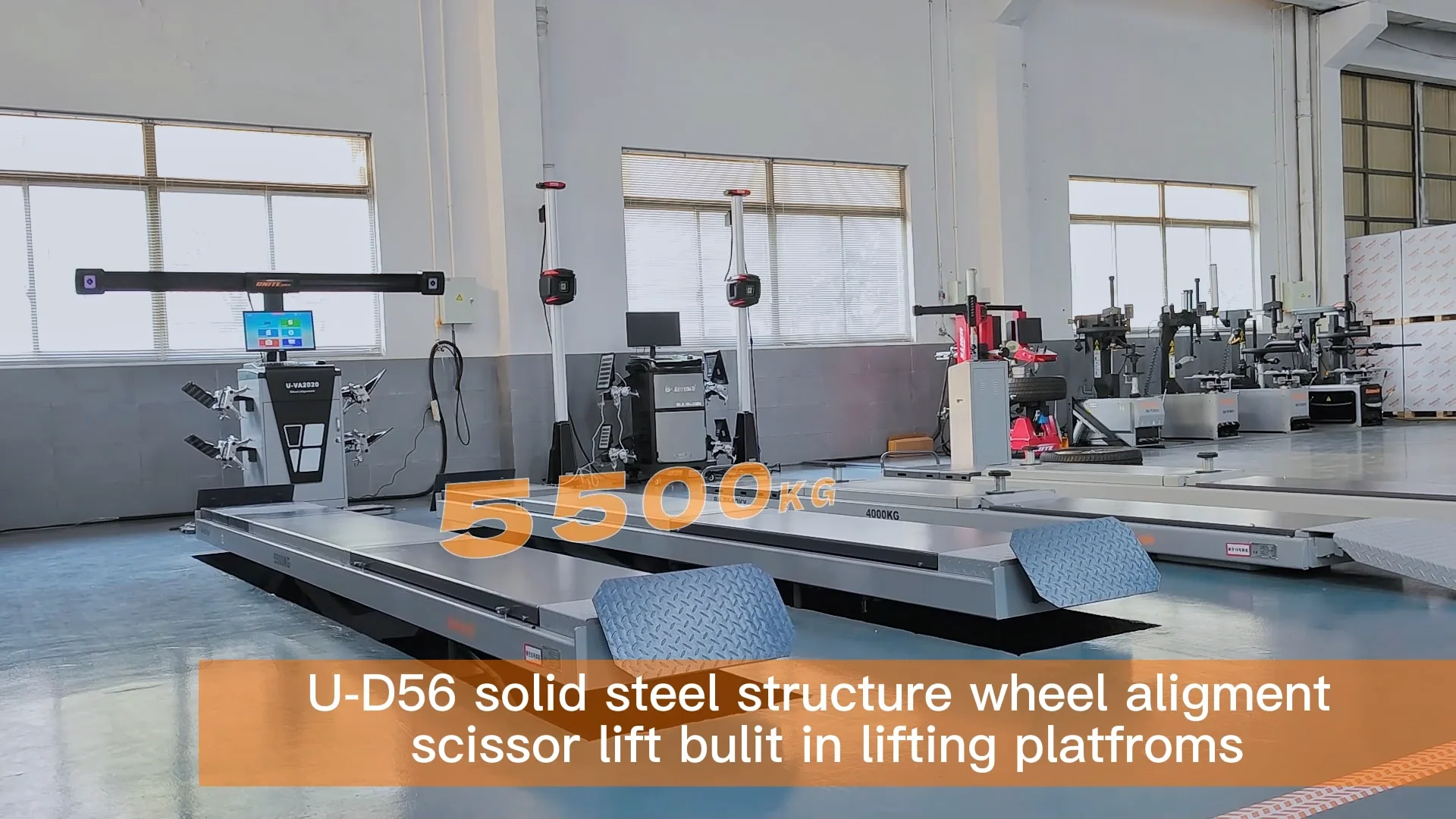 3.5t Scissor Lift Car Large Ground Car Scissor Lifts Auto Hoist For 3d ...