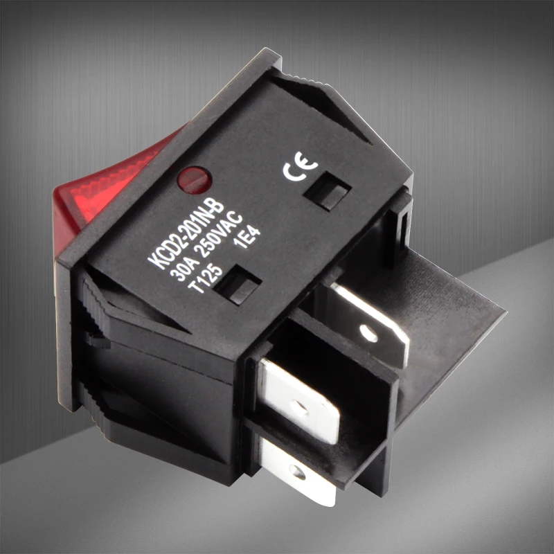 On-off Heavy Duty Led Rocker Switch 4 Pin Rocker Switch 30a 250vac With ...