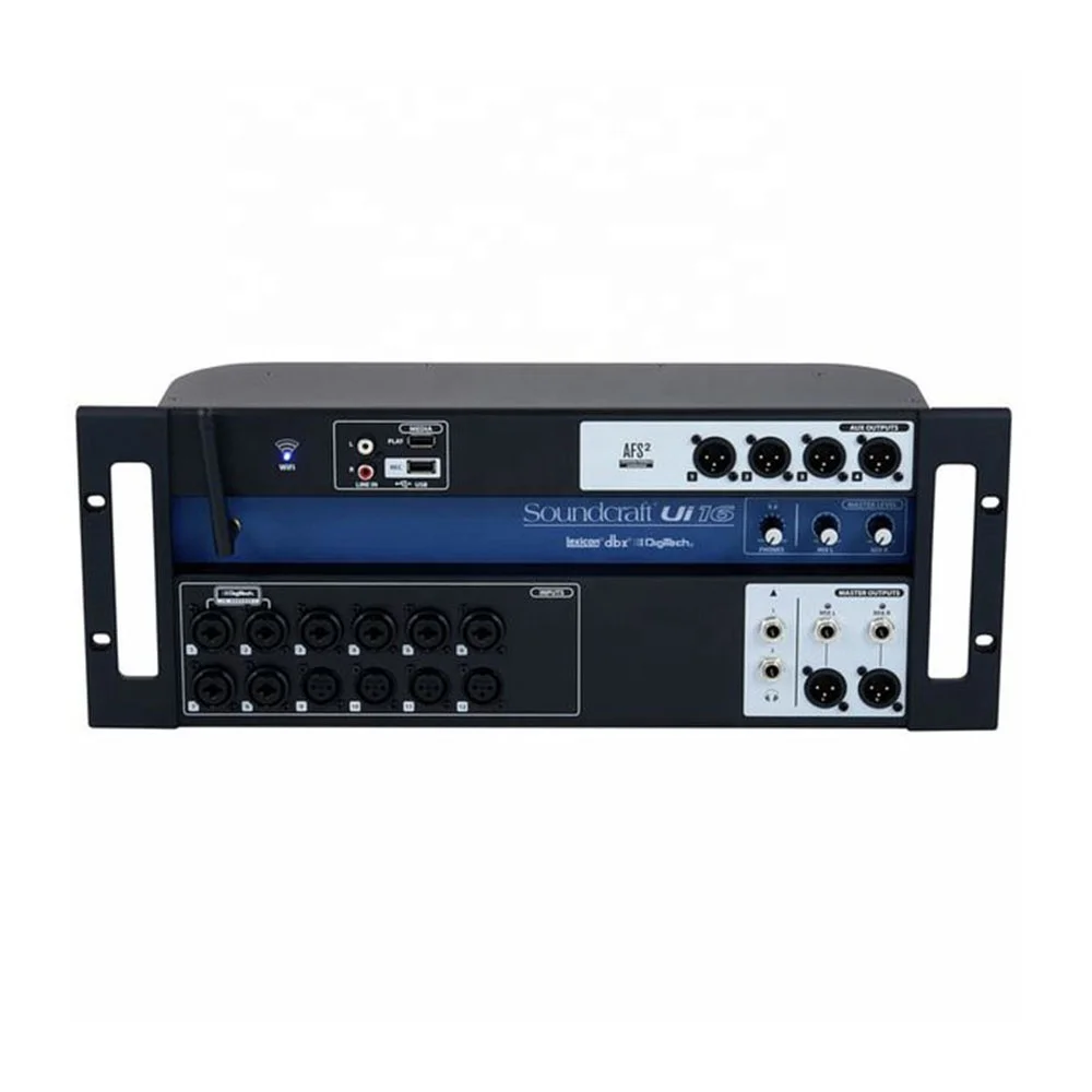 Soundcraft Ui16 - 16-Channel Rack Digital Mixer with DSP