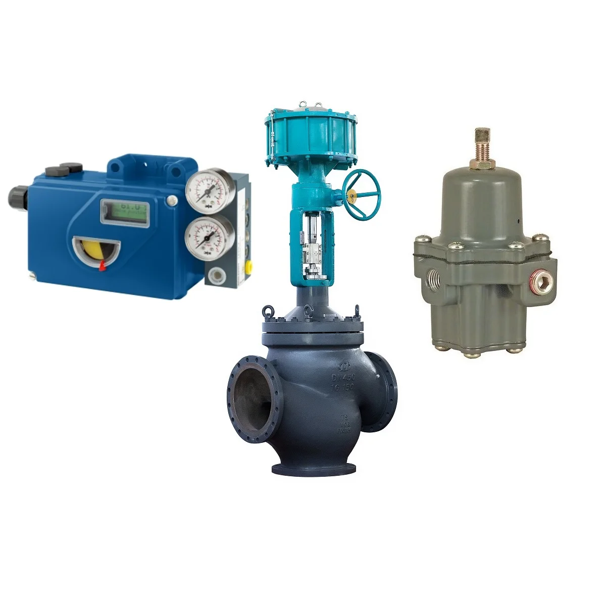 Pneumatic Control Valve with Foxboro SRD991 Positioner