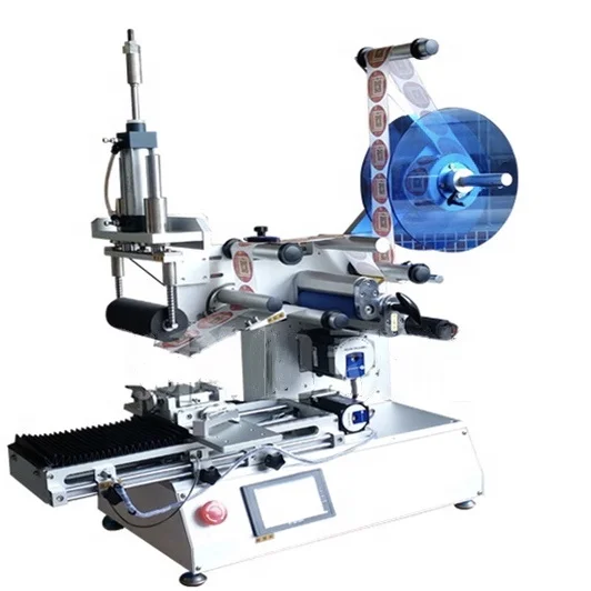 Rolling Type Label Applicator Semi Auto Square Boxes Shampoo Gel Bottle ...