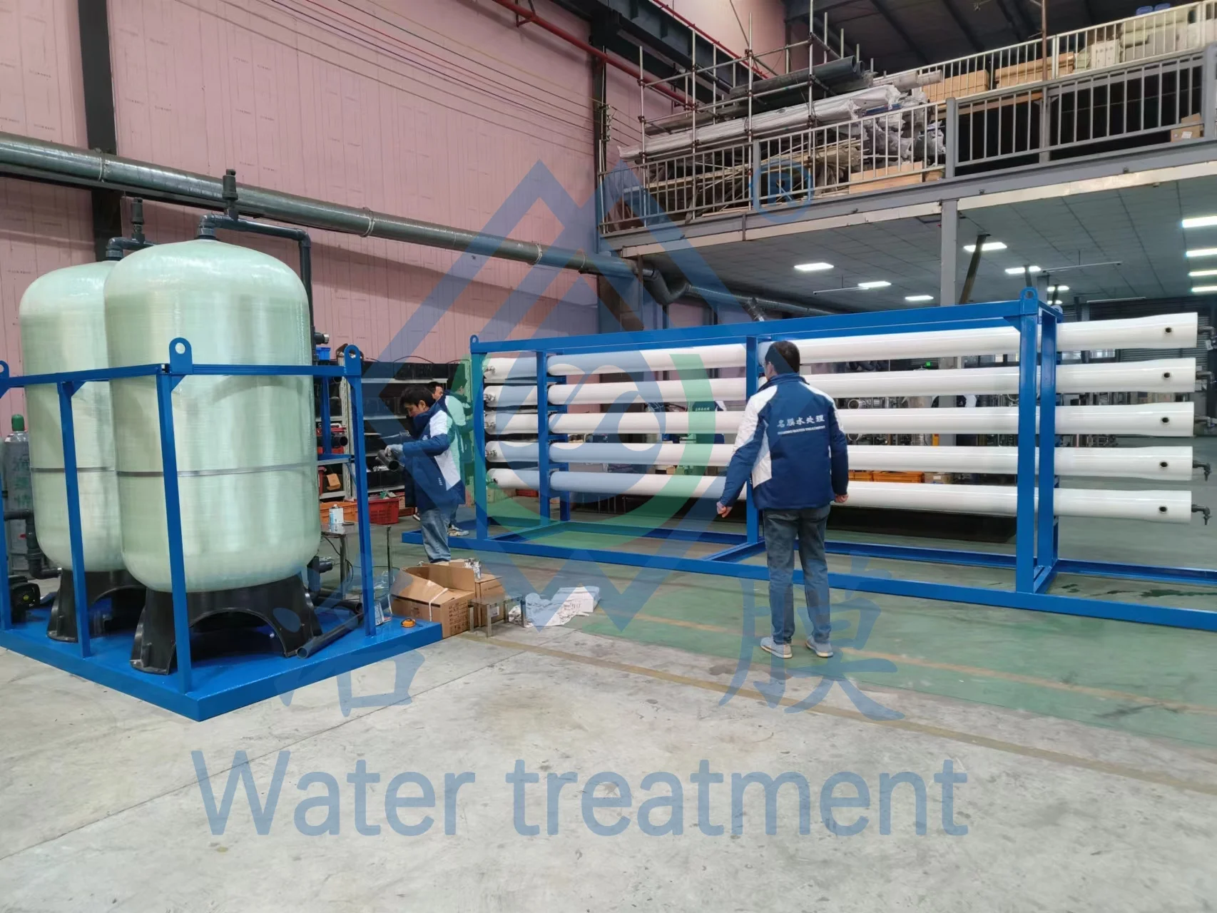 5m3/hr Osmosis Inversa 5000lph Purified Water Treatment Plant Ro System ...