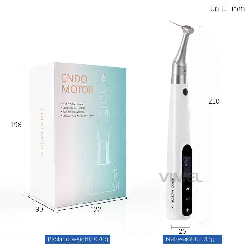 Dental 2 in 1 Wireless Endo Motor with Built-in Apex Locator