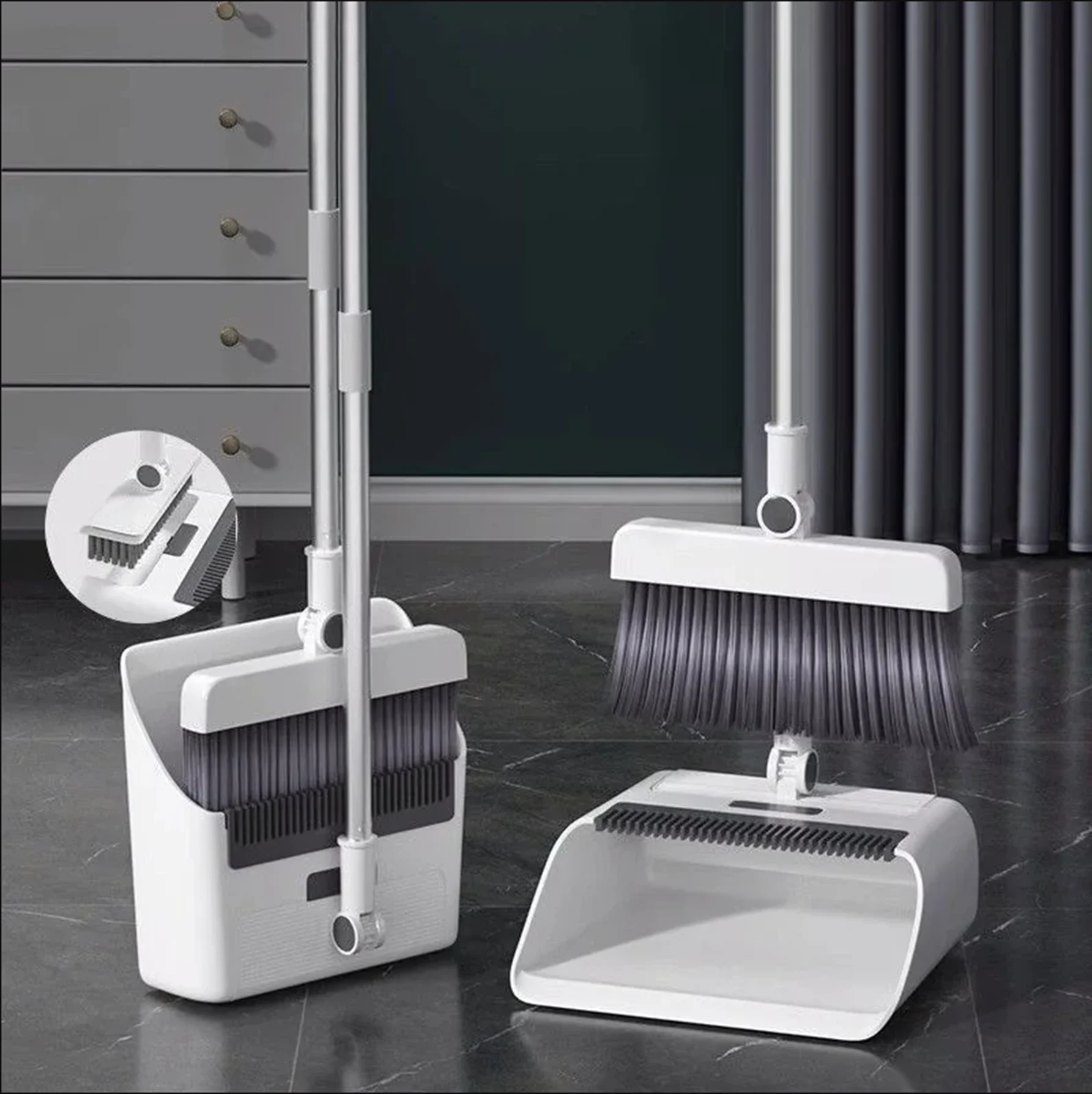 4-in-1 Household Cleaning Tools - Foldable Rotating Brush Set