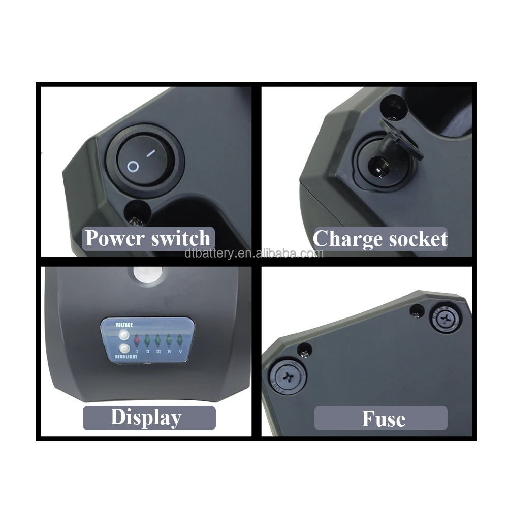 Folding Electric Bike Battery Pack 36v 10.4ah Frog Lithium Battery 250w ...