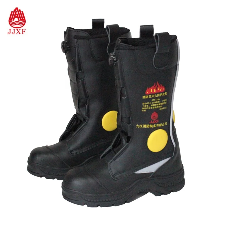 Fire Fighting Boots Fire Boots Firefighter Safety Shoes - Buy Fire ...