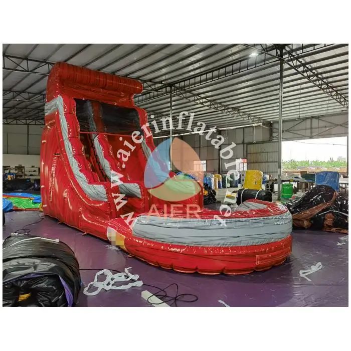 Theme Park Playground Water Park Playground Inflatable Playground Red ...