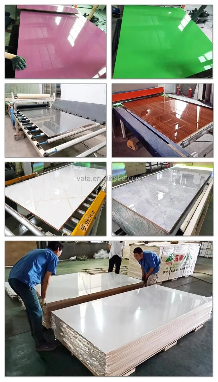 Supplier of 18mm High Gloss UV MDF/HDF Fiber Board to Pakistan