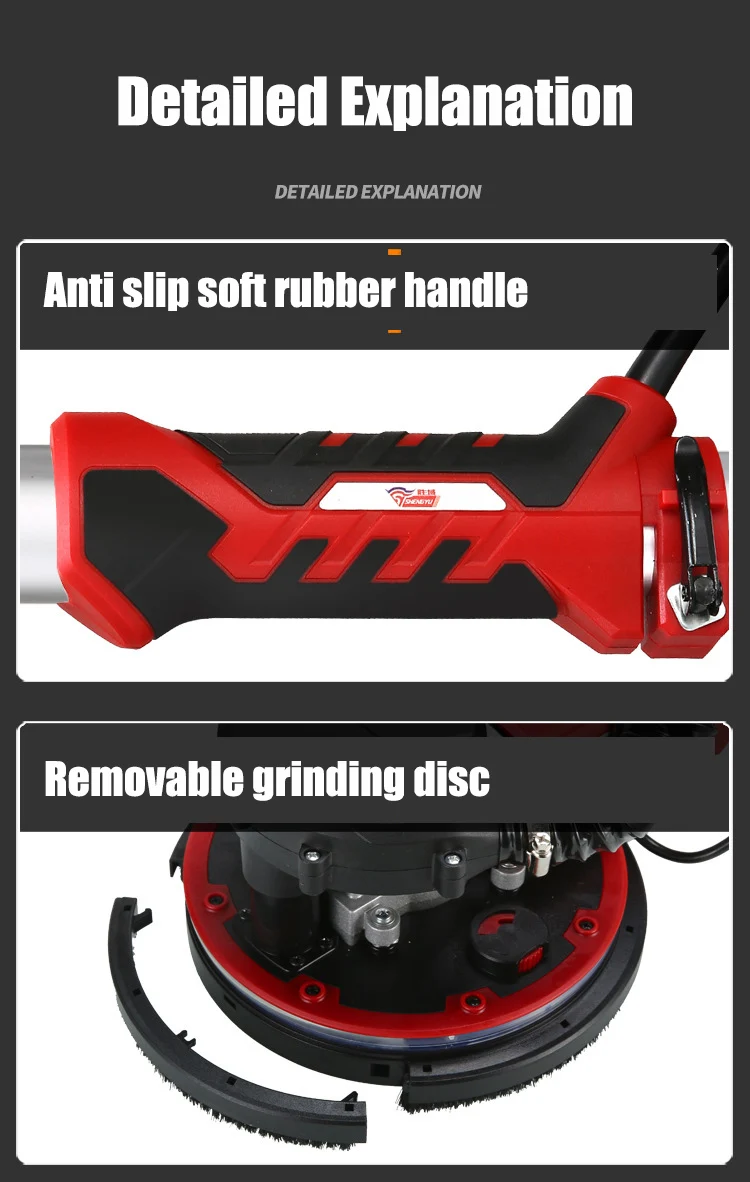 1250w Powerful 7 Variable Speed Wall Sander Electric Drywall Sander ...