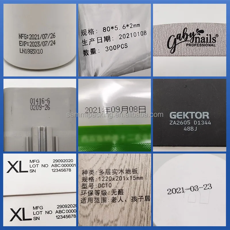 Industrial Mini Small Date Code Printer Static Metal Handheld Portable ...