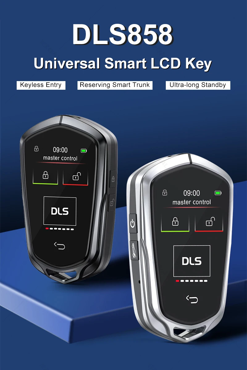 Dls-858 Smart Lcd Display Car Key For Bmw For Hyundai For Toyota For ...