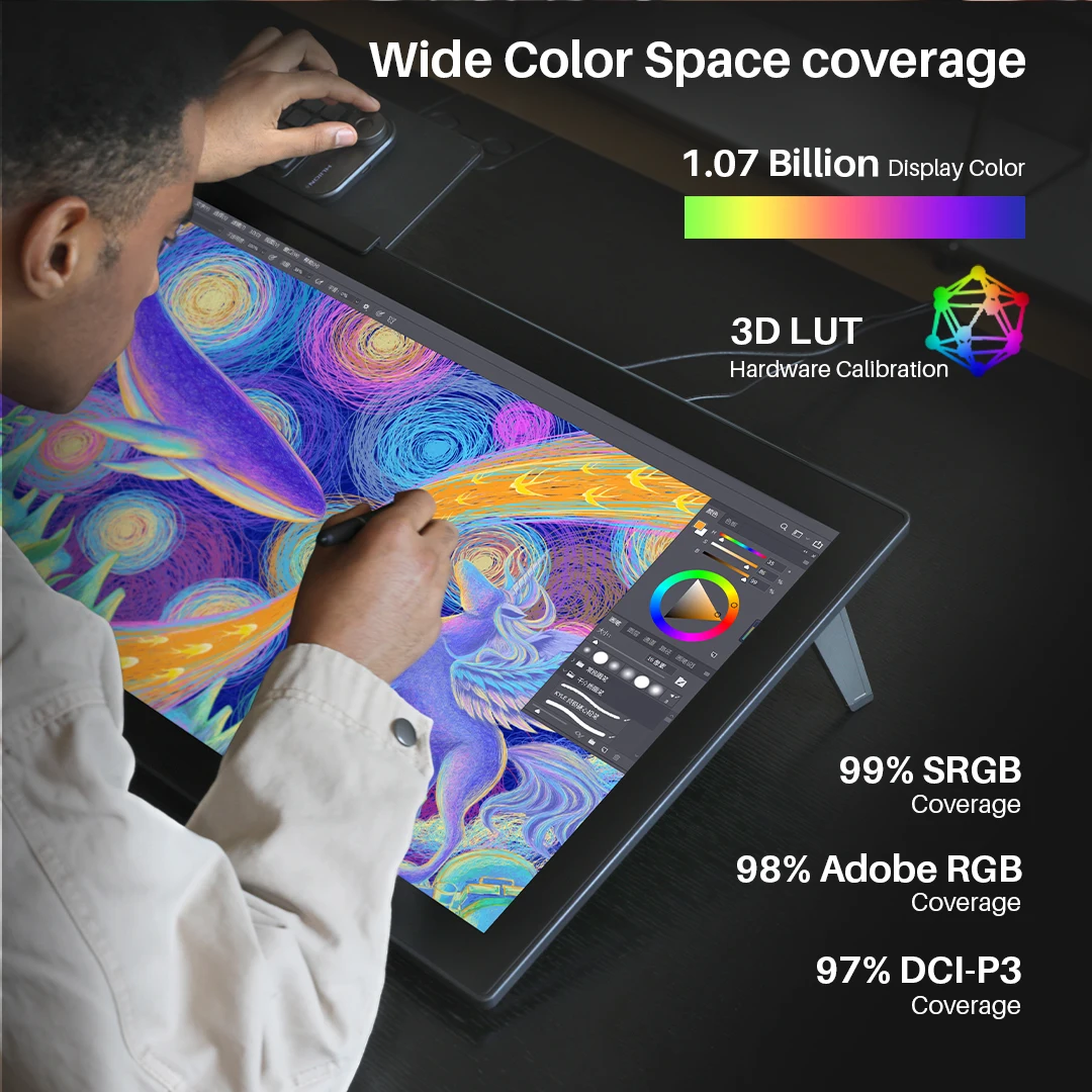 Huion 27 Inch 4K Screen Drawing Tablet for Designers & Students
