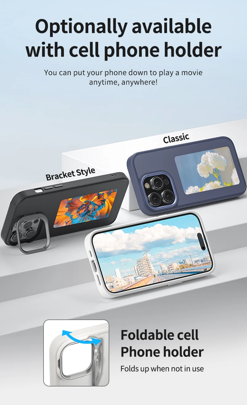 Luxury Nfc Smart E Ink Screen Display More Colorful Mobile Phone Case ...