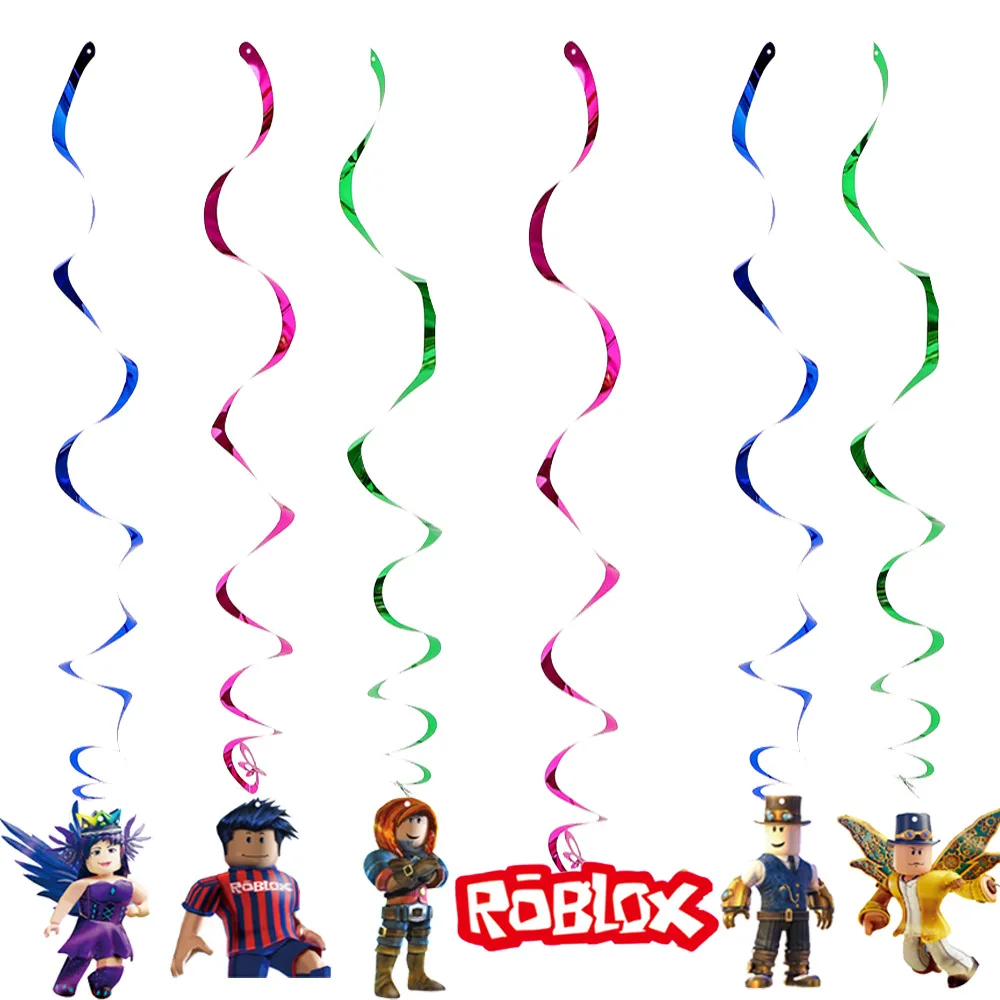 Birthday Party Decoration Set Roblox Birthday Banner Cake Topper ...