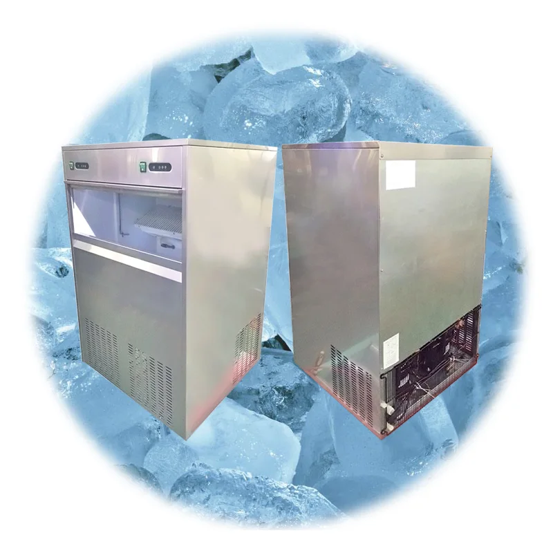 Newest Type Ice Maker 100kg/24h Bullet Shaped Ice Making Machine For ...