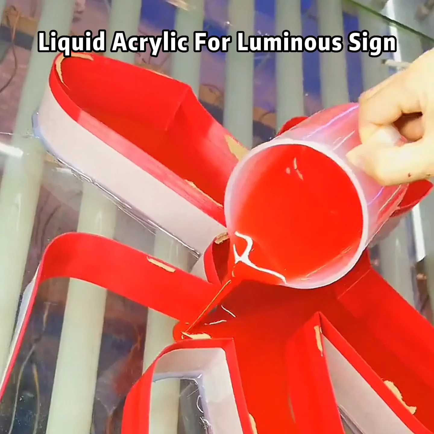 3d Led Luminous Character Identification Letter Super Resin Adhesive ...