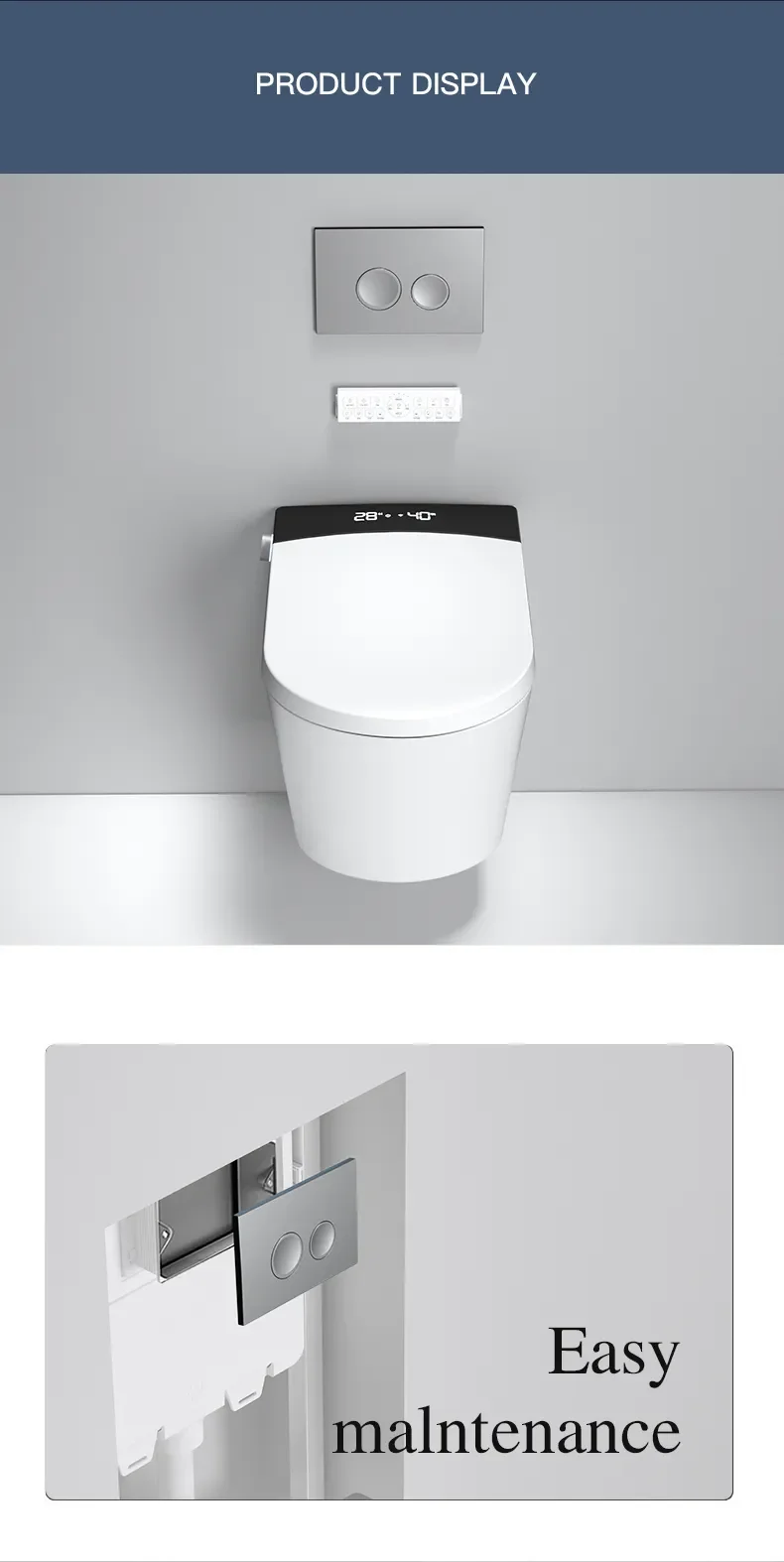 Smart Toilet with Automatic Bidet and Flush - Watermark Electric WC ...
