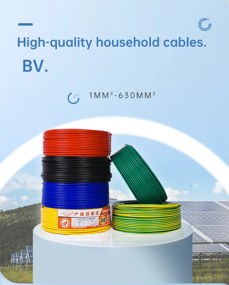 Bv-cable Eléctrico De 1mm,1,5mm,2,5mm,4mm,450-750v,Carcasa De Núcleo ...