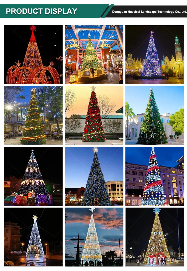 18 Years Experience - Wholesale Lighted Giant LED Christmas Trees