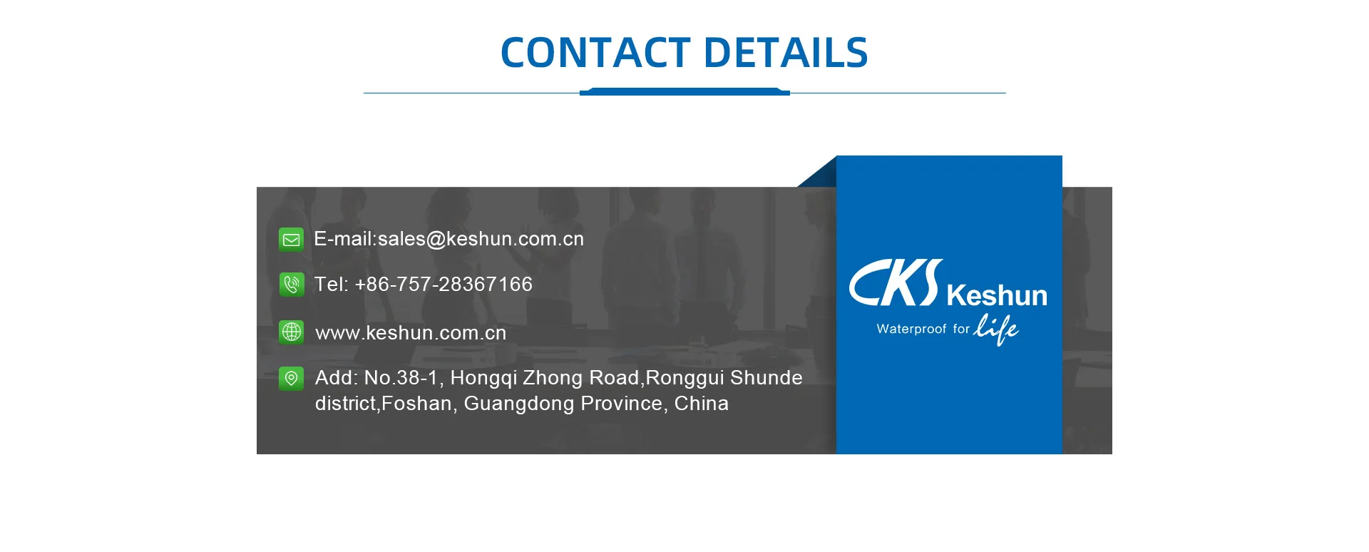 Company Overview - Keshun Waterproof Technology Co., Ltd.