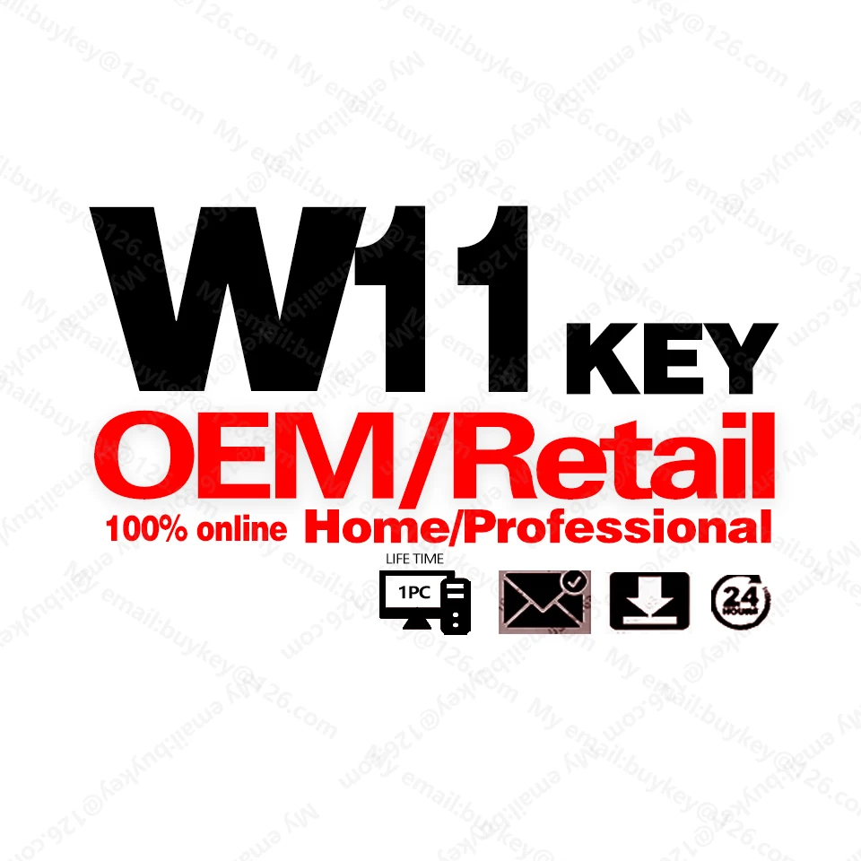 24/7 Online Instant Email Delivery W In 11 Pro Retail Key Online ...