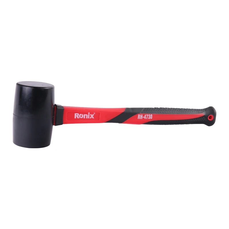 Ronix Rubber Hammer Rh-4731 Long Fibreglass Handle Hard Wearing Rubber ...
